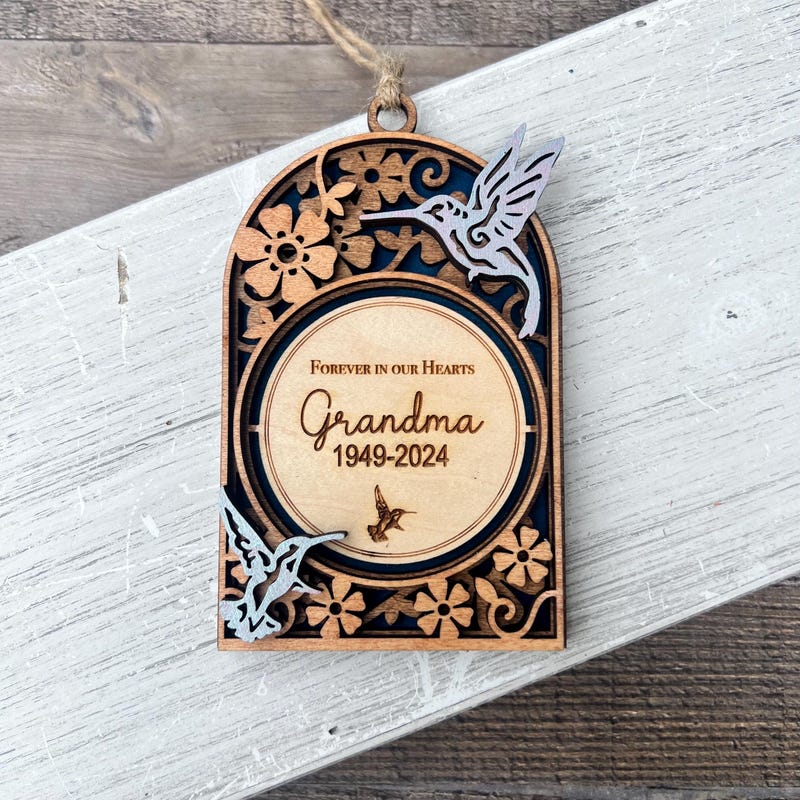 Hummingbird Memorial Ornament - Etsy