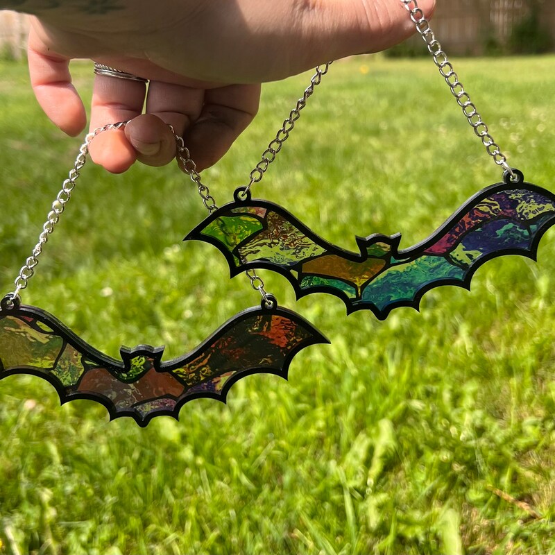 Stained Glass Bats - Etsy