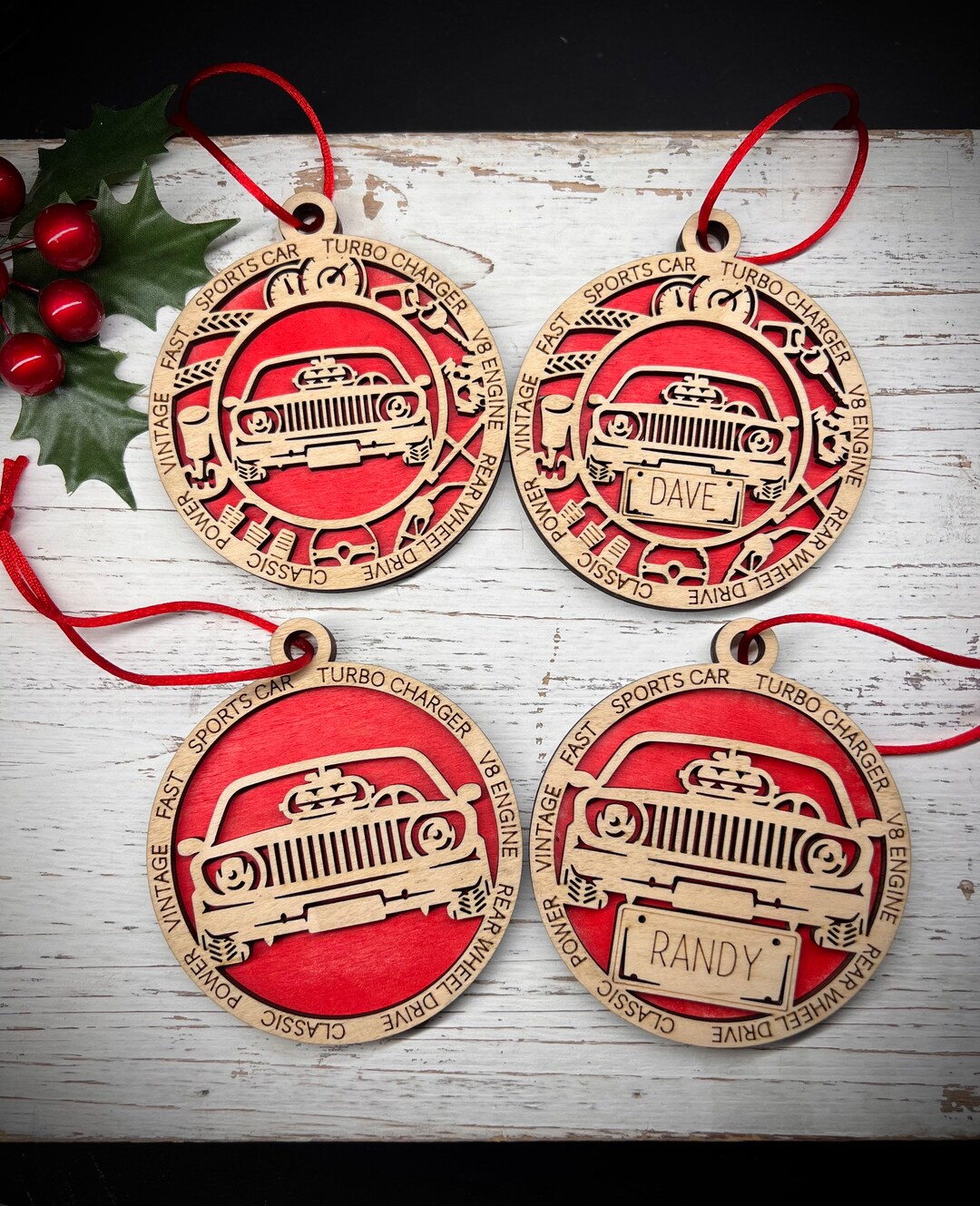 Hot Rod Ornament, Old Car Styles, Personalized Car Ornament, Rat Rod ...