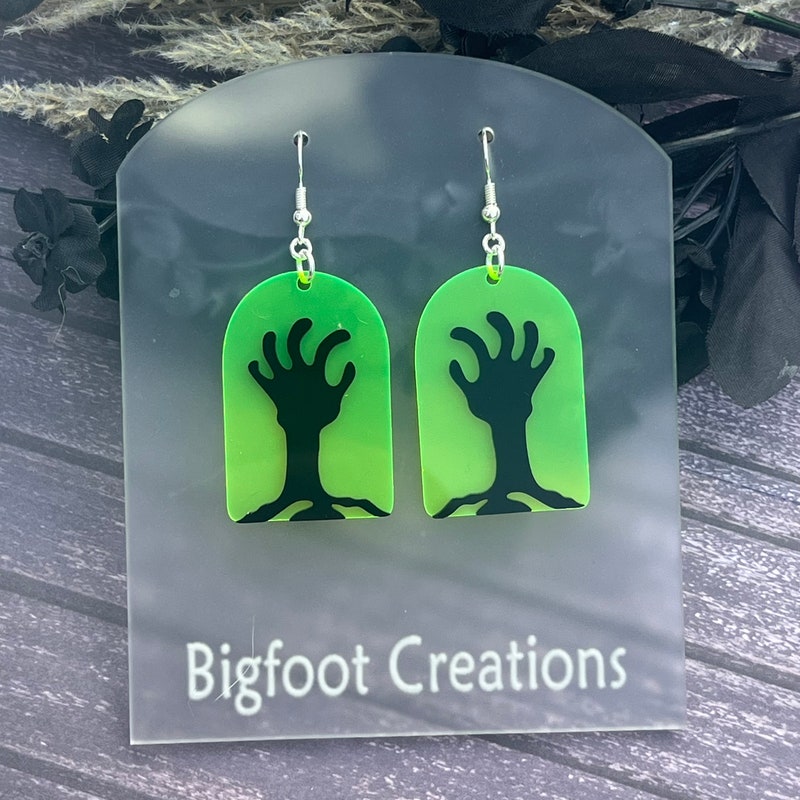Zombie Earrings - Etsy
