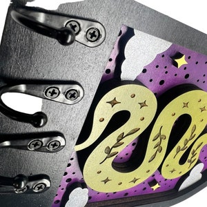 Celestial Snake Keyholder, Keychain Holder for Wall, Enchanting Decor ...