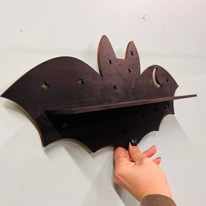 Bat Shelf, Bat Crystal Shelf, Bat Home Decor, Celestial Decor - Etsy