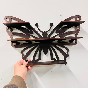 Butterfly Shelf, Butterfly Crystal Shelf, Butterfly Home Decor - Etsy