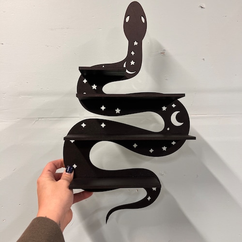 Snake Shelf Snake Crystal Shelf Celestial Home Decor - Etsy