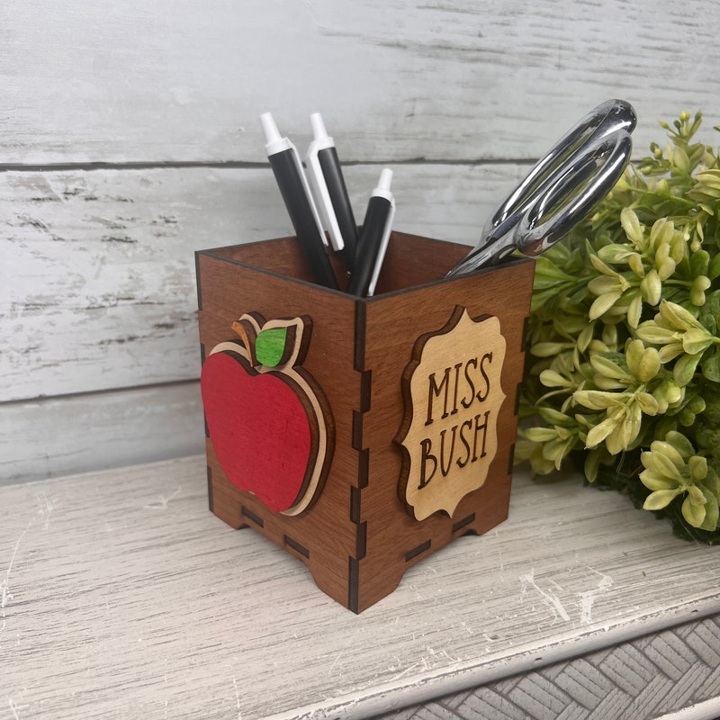 Pencil Teachers Box - Etsy