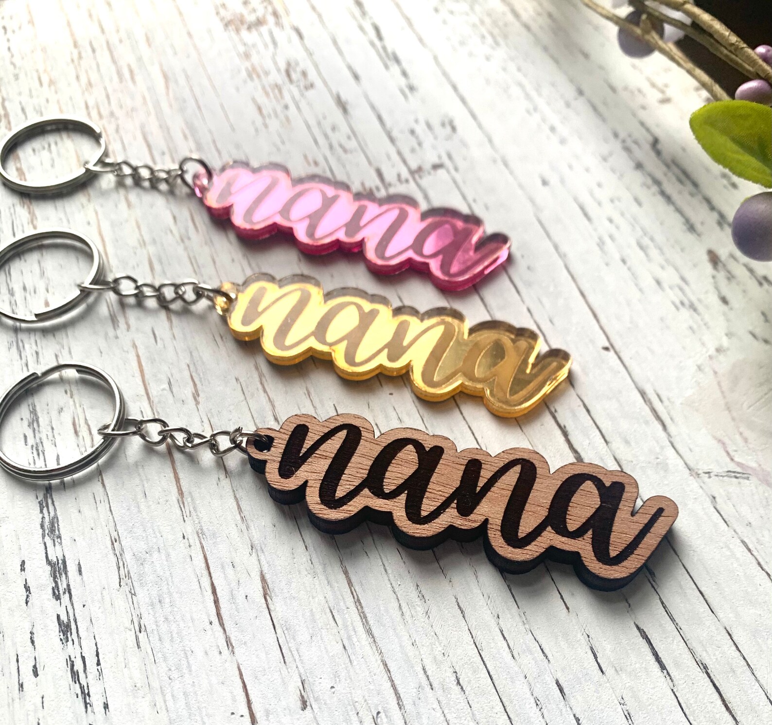 Mama Keychain Mothers Day Gift Personalized Name Keychain - Etsy