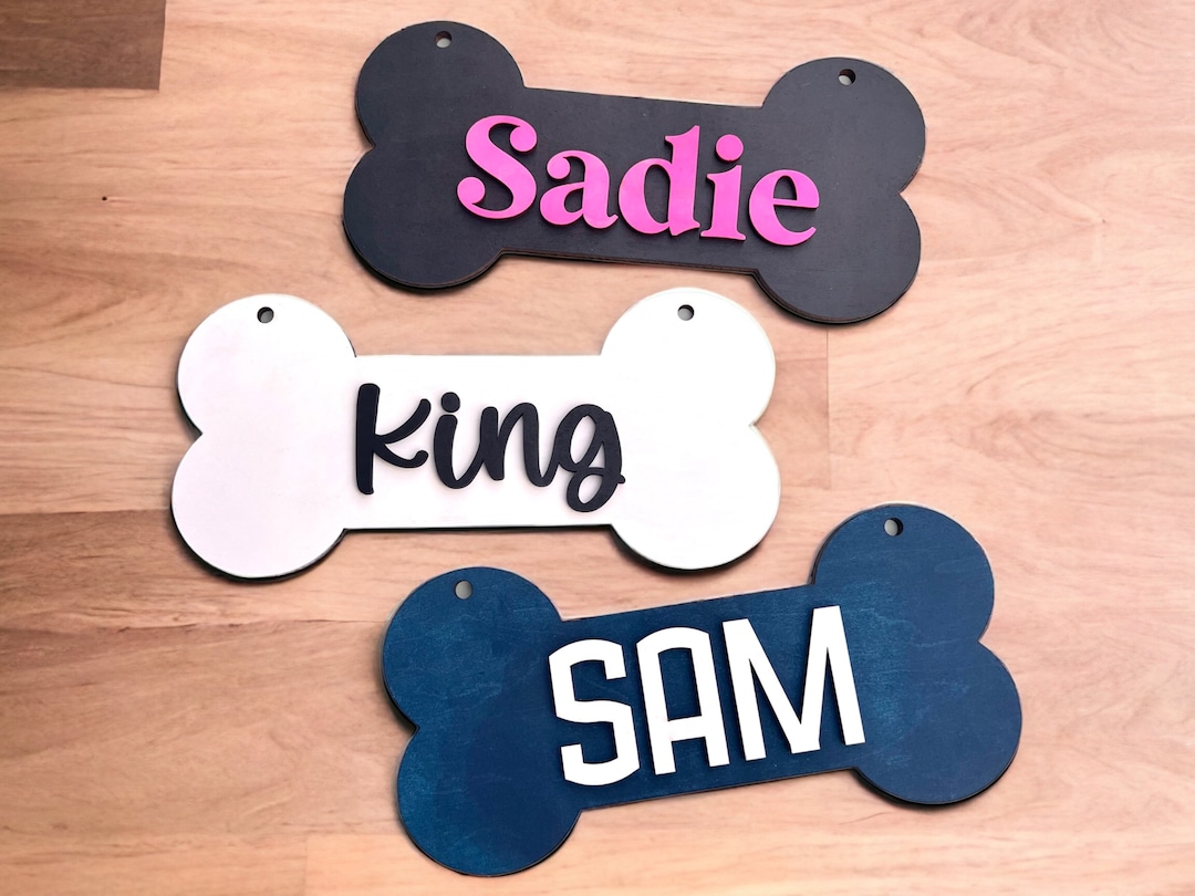 Personalized Dog Crate Sign, Dog Home Decor, Personalized Dog Sign for ...