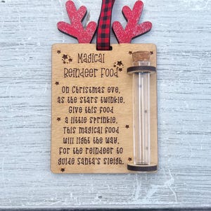 Reindeer Food Ornament, Fun Interactive Ornament, Ornament for Kids ...