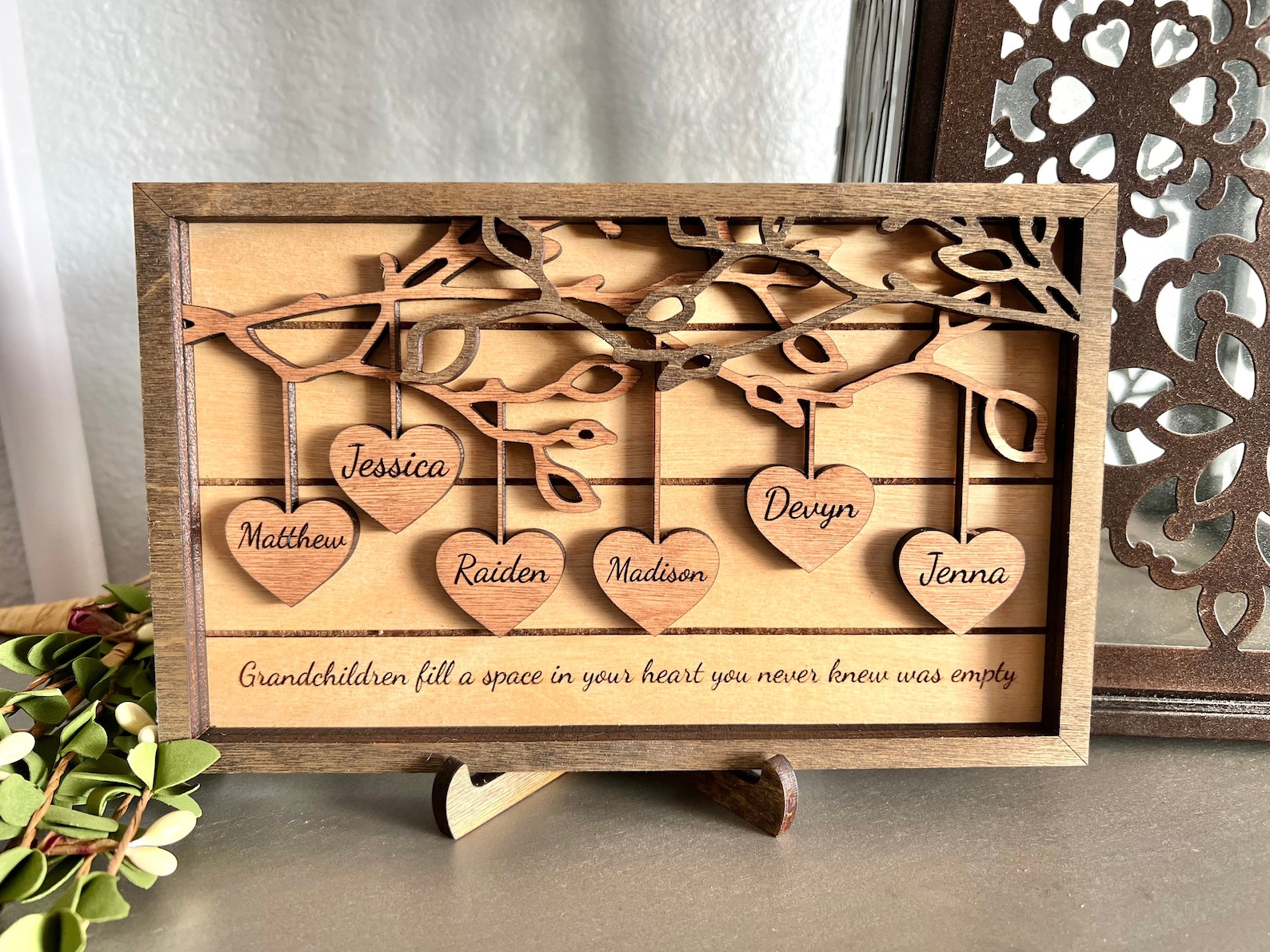 Family Tree Decor, Valentines Day Sign, Personalized Valentines Day ...