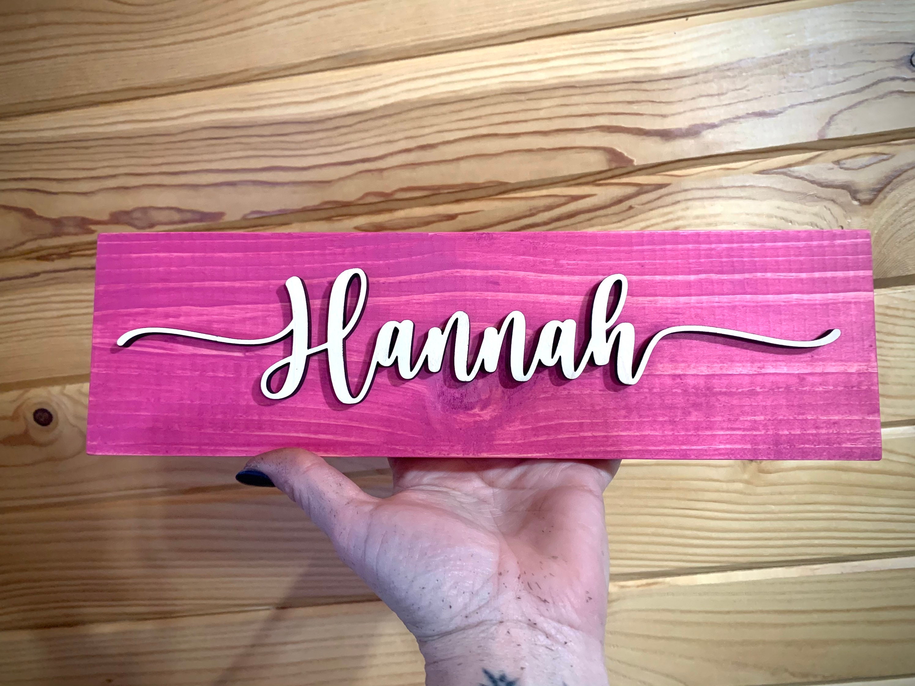 Kids Name Sign Personalized Name Sign Personalized Home | Etsy