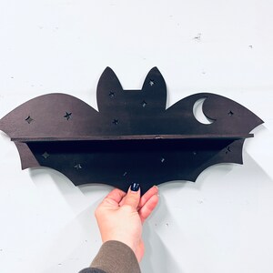 Bat Shelf, Bat Crystal Shelf, Bat Home Decor, Celestial Decor - Etsy