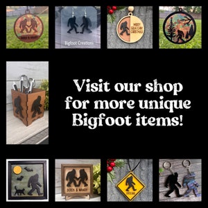 Bigfoot Couples Name Sign, Personalized Home Decor for Bigfoot Lover - Etsy