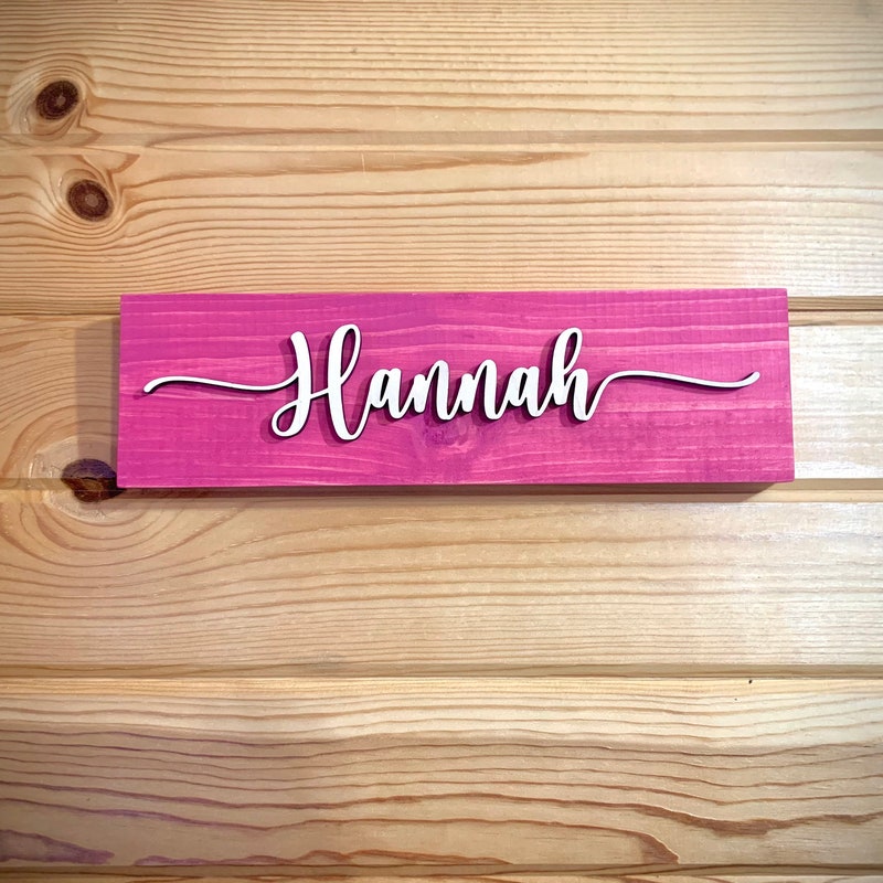 Personalized Name Wall Plaques - Etsy