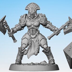 WARFORGED "golem Simulacrum Troop F" (dual Axes) | Dungeons and Dragons ...