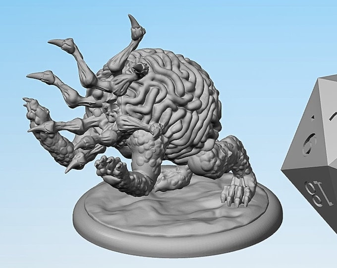 Intellect Devourer Cerebrum Hound Underdark 28mm Miniatures for ...
