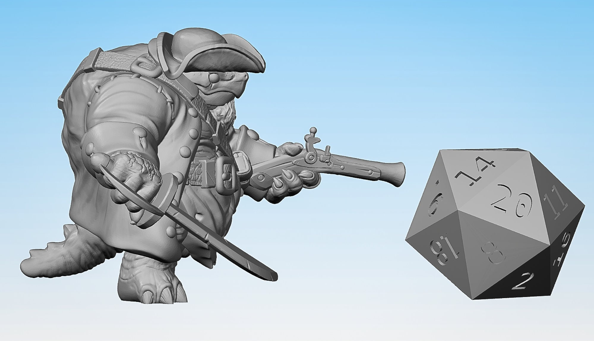 TORTLE Pirate Captain Dungeons and Dragons DnD - Etsy.de