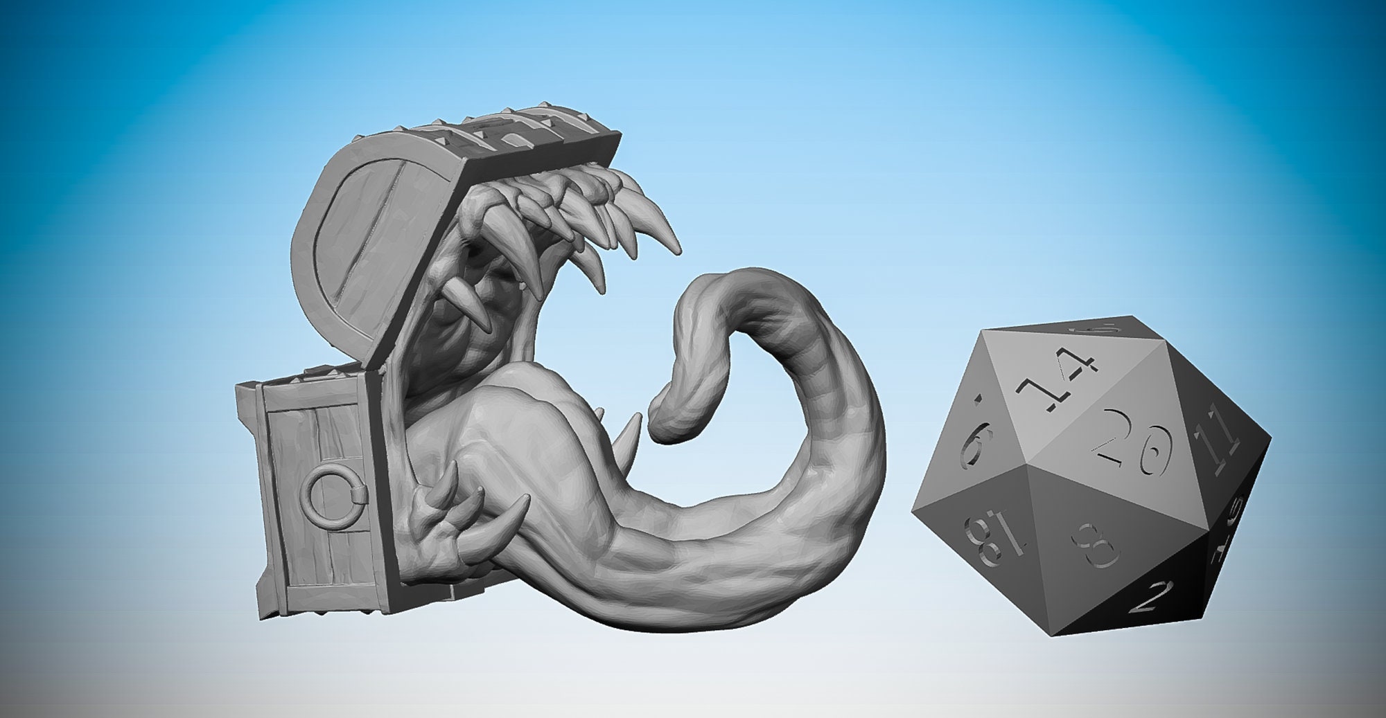 MIMIC kiss Me Dungeons and Dragons Dnd - Etsy