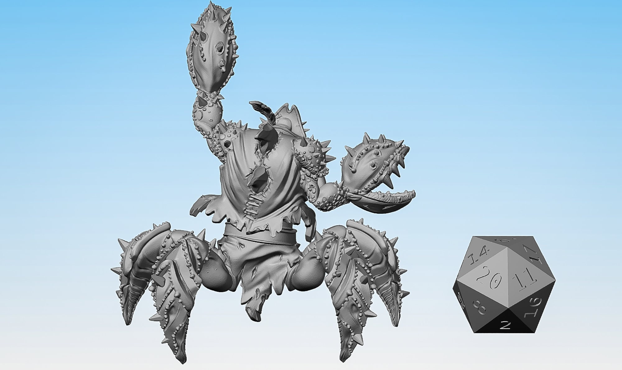 PIRATE crab Dungeons and Dragons Dnd - Etsy