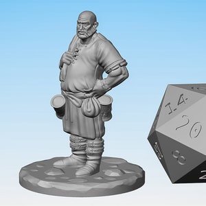 Miniature Toys Role Playing Miniatures Pathfinder Townsfolk Npc PEASANT ...