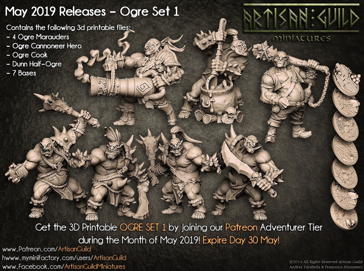 OGRE ORC Marauder cook / Chef Dungeons and - Etsy