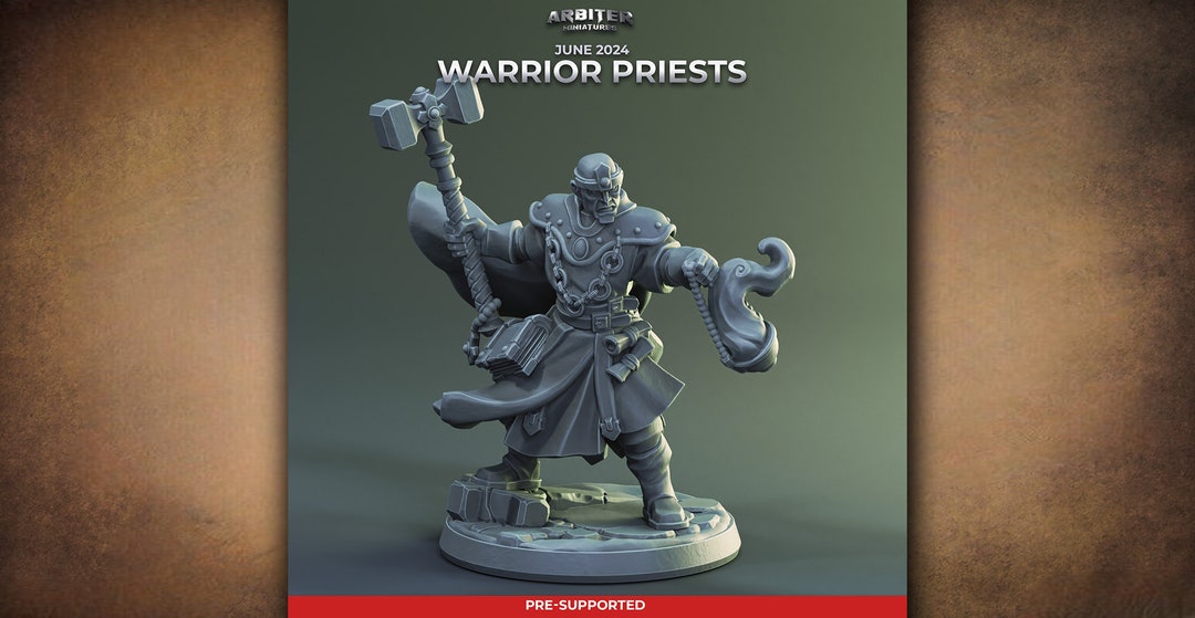 Warrior Priest Cleric Monk variant 01 Dungeons and Dragons Dnd ...
