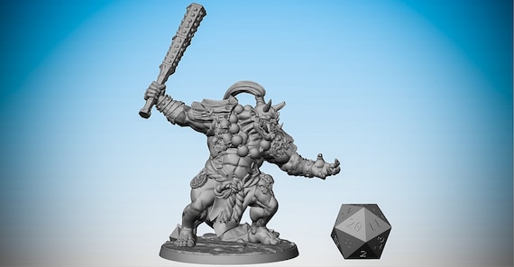 ONI DEMON Ogre Kanabo Dungeons and Dragons DnD | Etsy