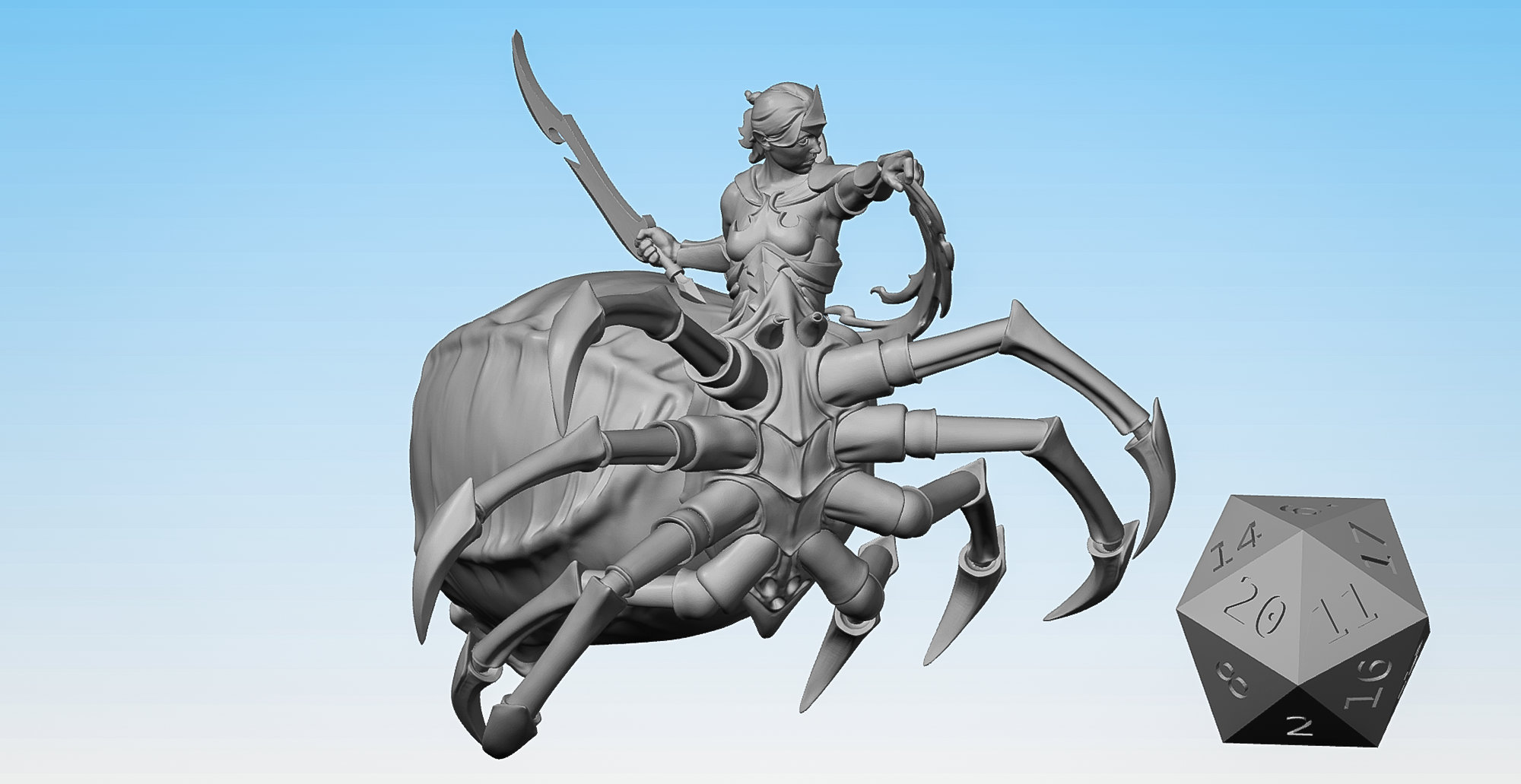 DRIDER Dungeons and Dragons DnD Pathfinder Tabletop - Etsy.de