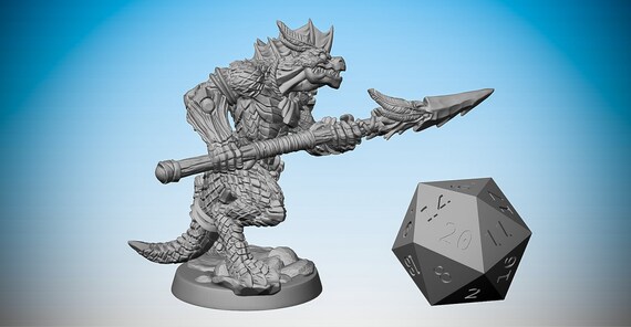 LIZARDFOLK impaler Dungeons and Dragons Dnd | Etsy UK