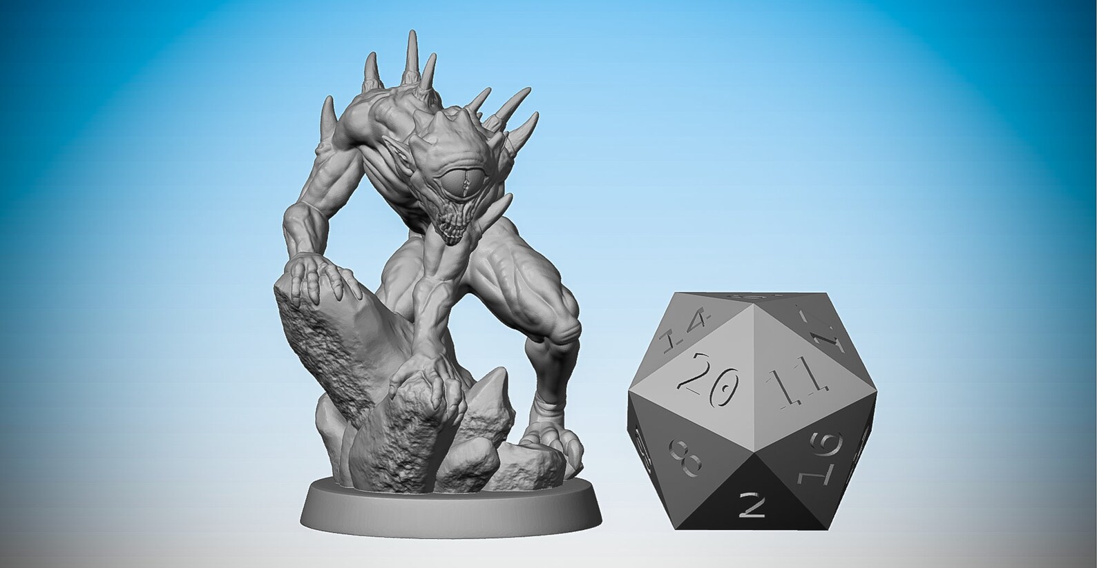 NOTHIC MONSTER Dungeons and Dragons Dnd Pathfinder - Etsy