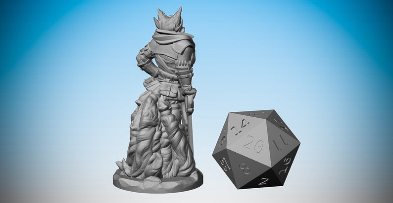 KITSUNE fox Folk Dungeons and Dragons Dnd | Etsy