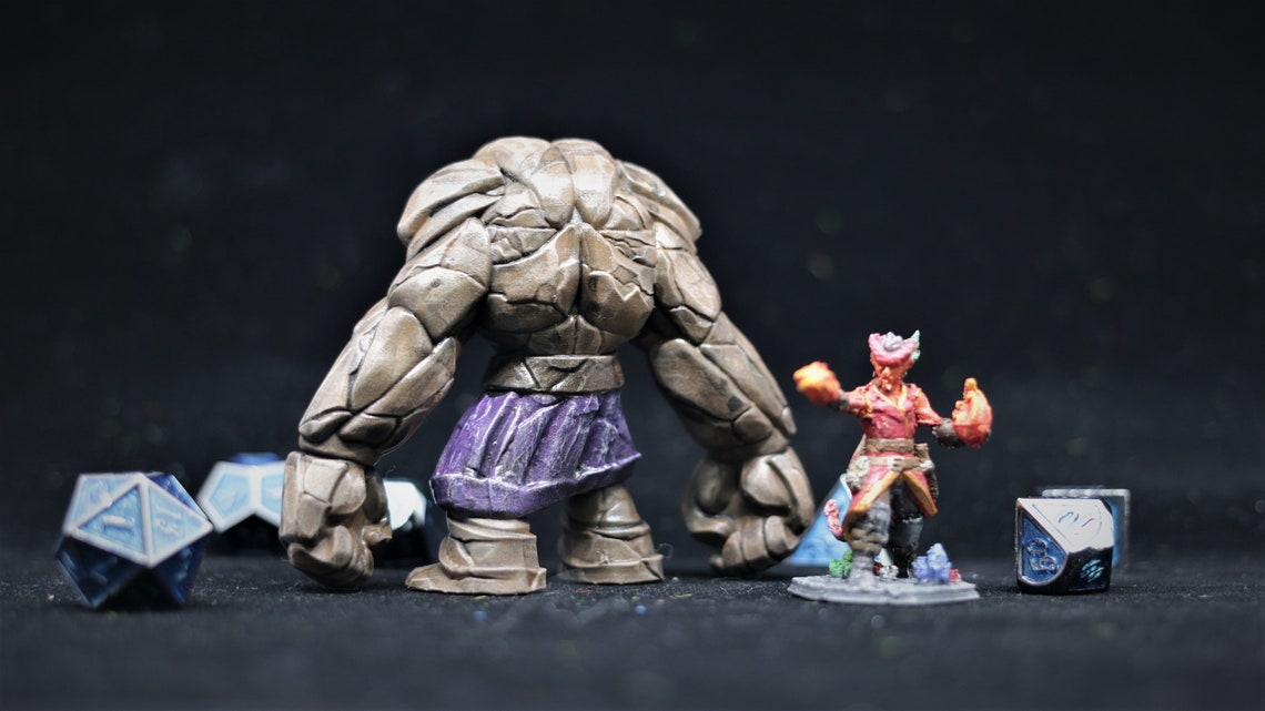 CLAY GOLEM Dungeons and Dragons Dnd Pathfinder - Etsy