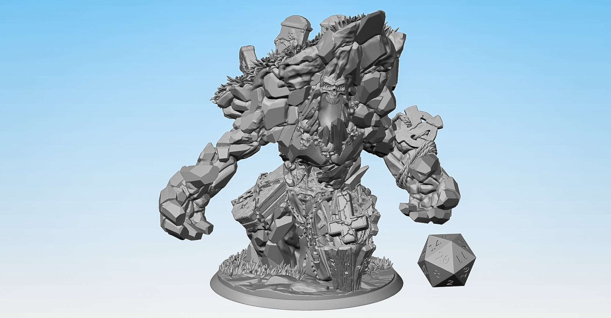 GRAVEYARD GOLEM Dungeons and Dragons DnD Pathfinder | Etsy