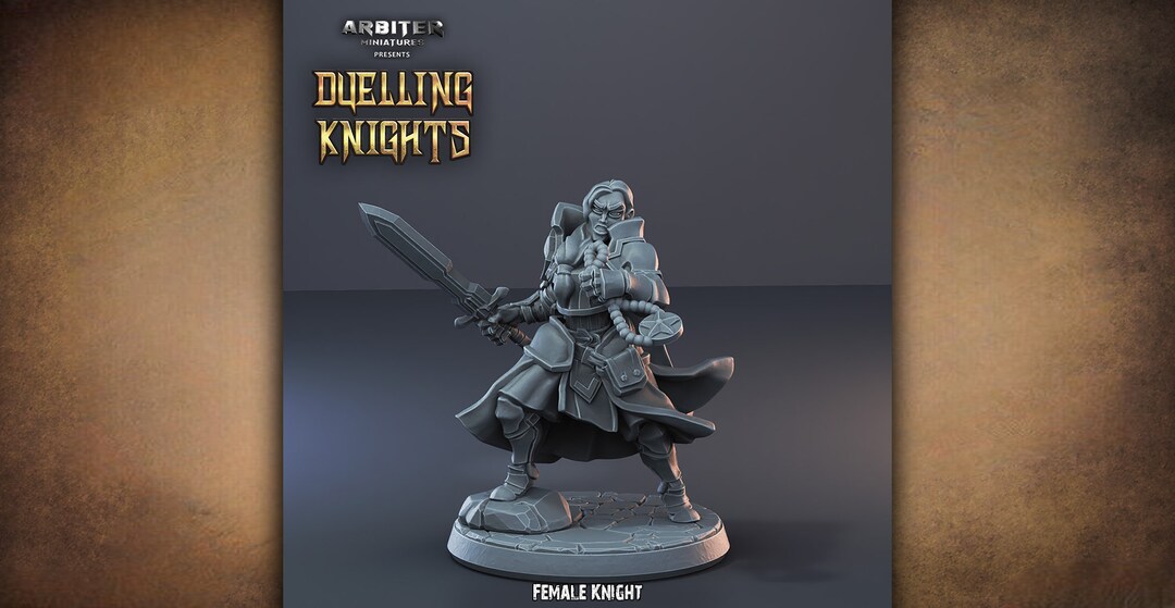 Knight female Knight 03 Dungeons and Dragons Dnd 12K Print Pathfinder ...