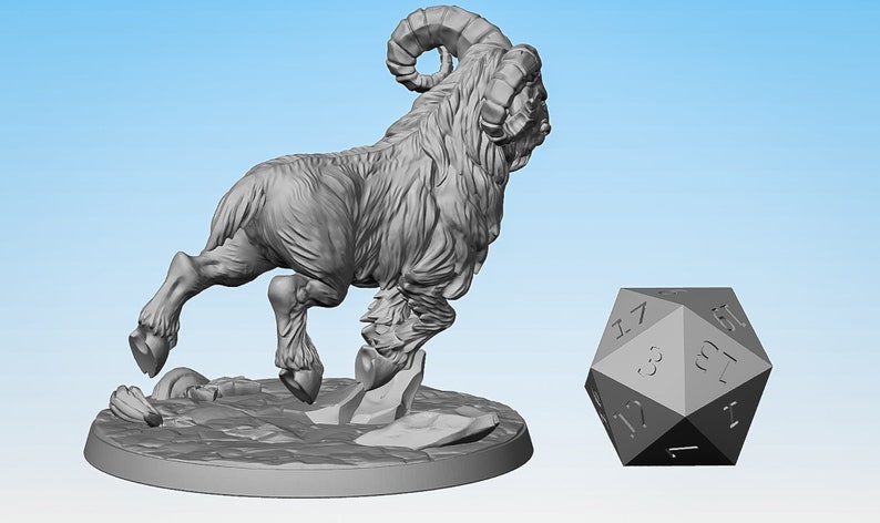GIANT RAM A Dungeons and Dragons Dnd Pathfinder - Etsy