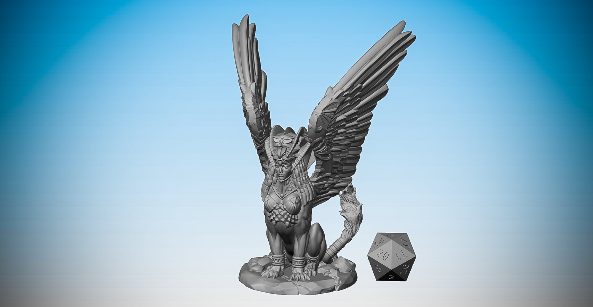 SPHINX GYNOSPHINX Dungeons and Dragons Dnd Pathfinder - Etsy