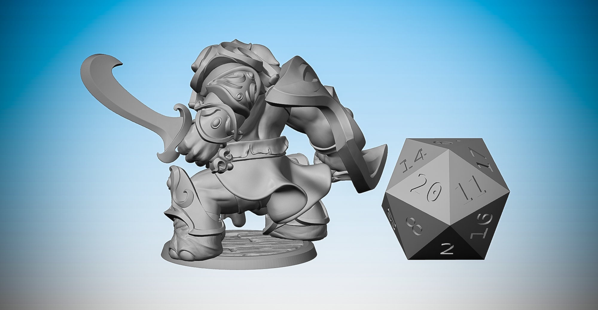 LOXODON FIGHTER Dungeons and Dragons Dnd Pathfinder | Etsy