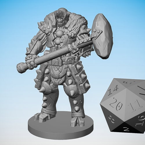 WARFORGED BARBARIAN Dungeons and Dragons Dnd - Etsy