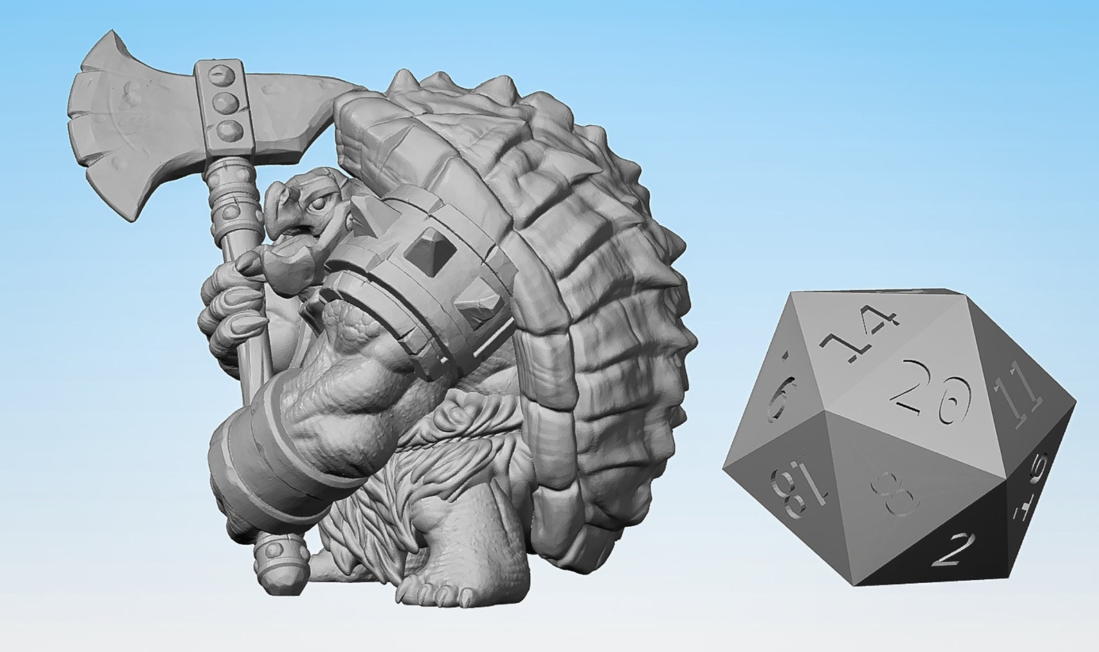 TORTLE barbarian Dungeons and Dragons Dnd - Etsy