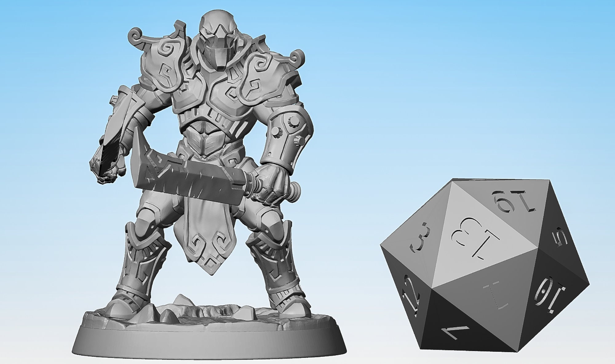 WARFORGED golem Simulacrum Troop B dual Blades - Etsy