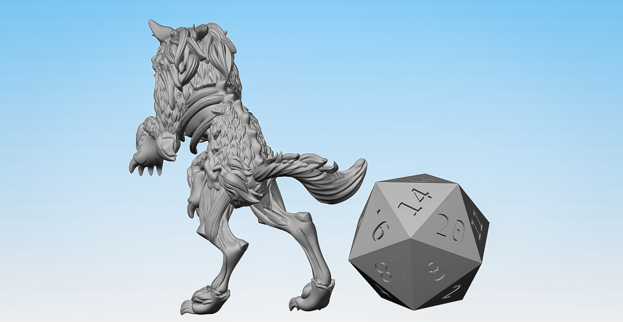 UNDEAD WOLF 3 Versions Dungeons and Dragons Dnd - Etsy UK