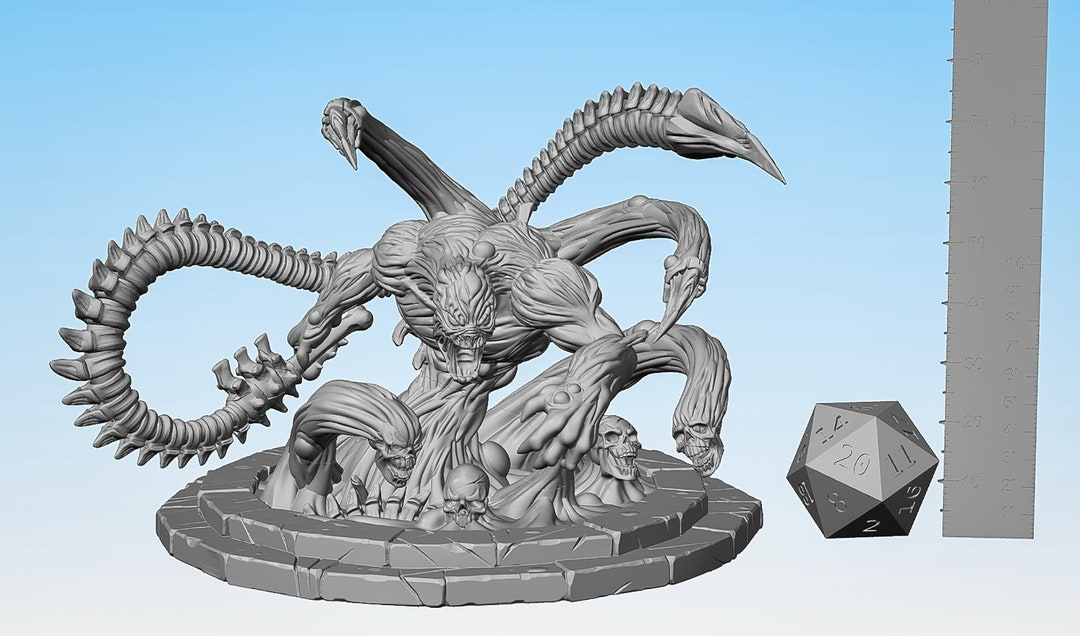 BLOOD ELEMENTAL "the Boss" | 3D Print Mini | Resin | Dungeons and ...