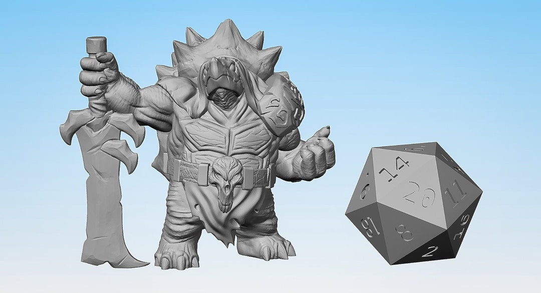 TORTLE death Knight Dungeons and Dragons Dnd Pathfinder Tabletop RPG ...