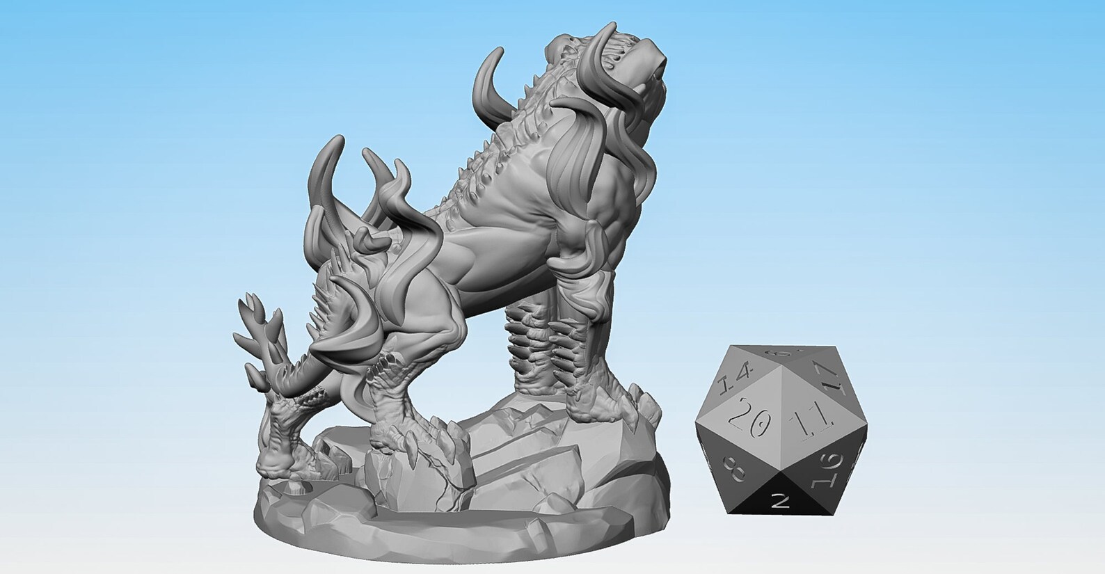 SHADOW MASTIFF 2 Sizes Dungeons and Dragons Dnd - Etsy