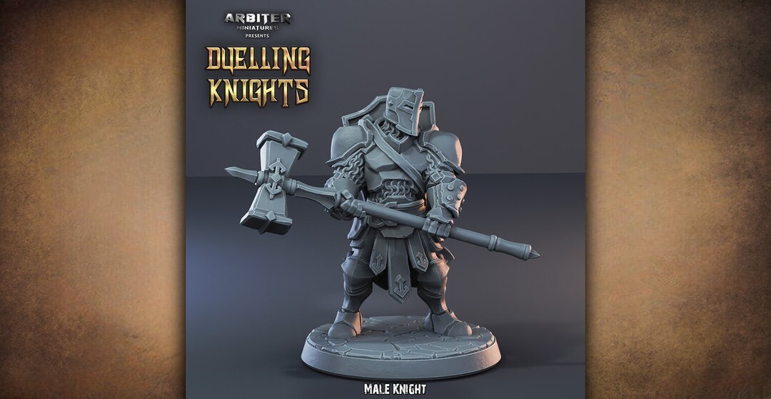Knight male Knight 03 Dungeons and Dragons Dnd 12K Print Pathfinder ...