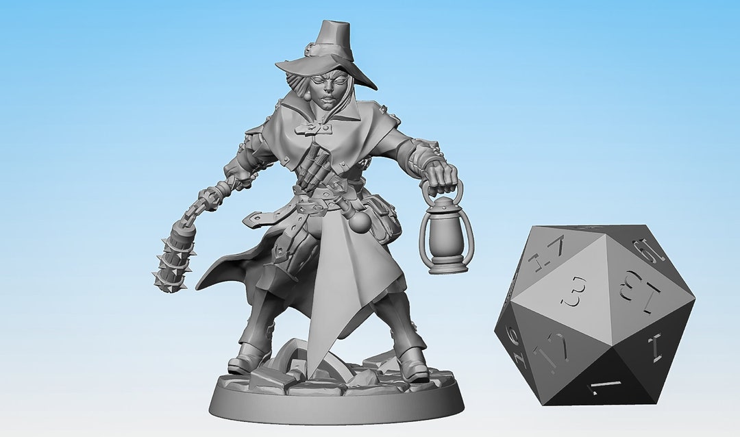 DEMON HUNTER (D) "chained Mace & Lantern" | Dungeons and Dragons | Dnd ...