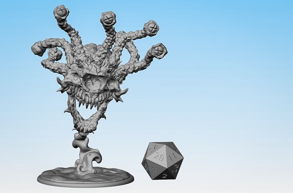 UNDEAD BEHOLDER Skeletal Dungeons and Dragons | Etsy
