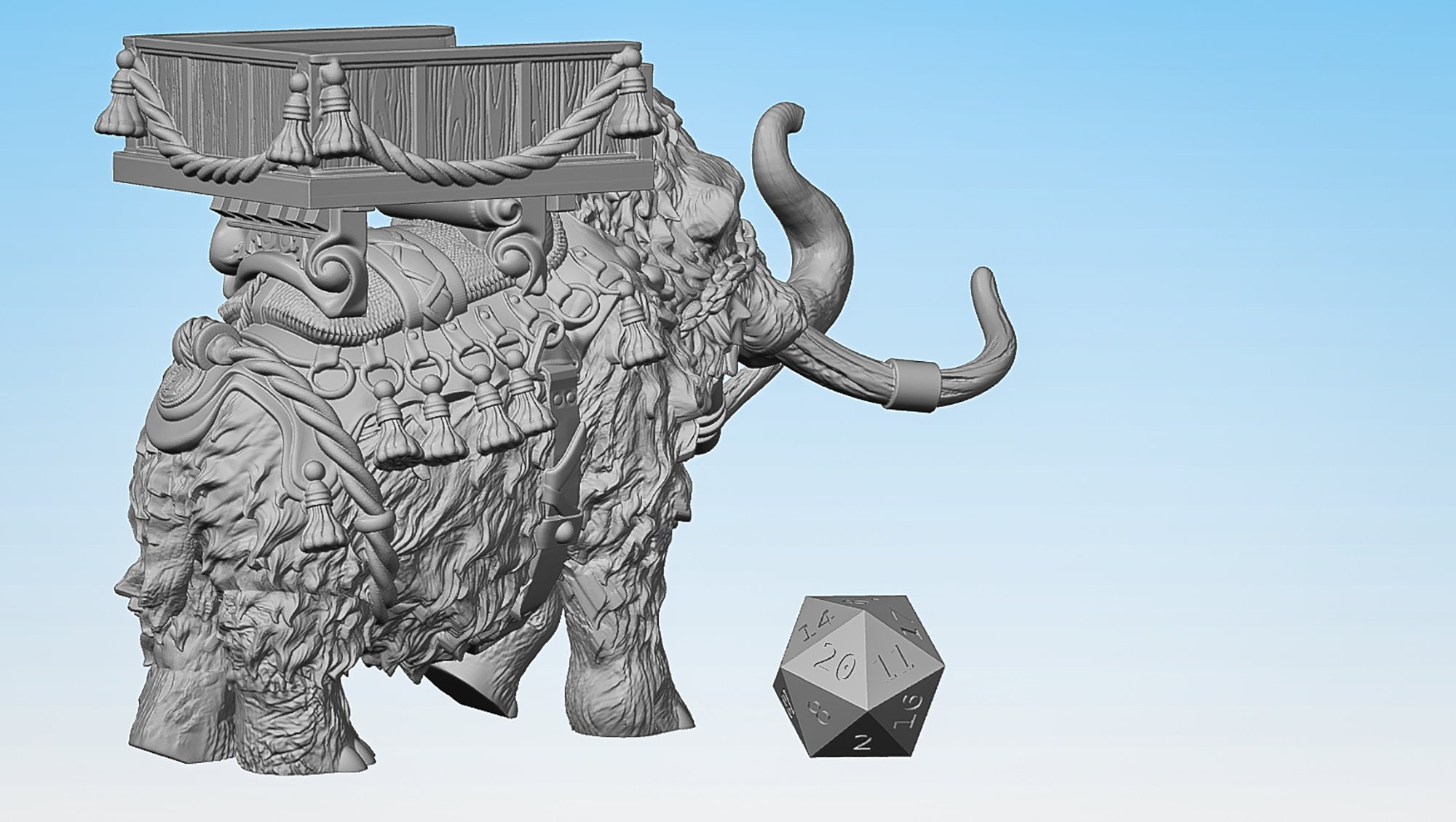 WAR MAMMOTH Dungeons and Dragons DnD Pathfinder | Etsy