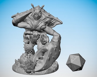 Crabman Crab Folk Miniature for Tabletop Games Like D&D and War Gaming ...