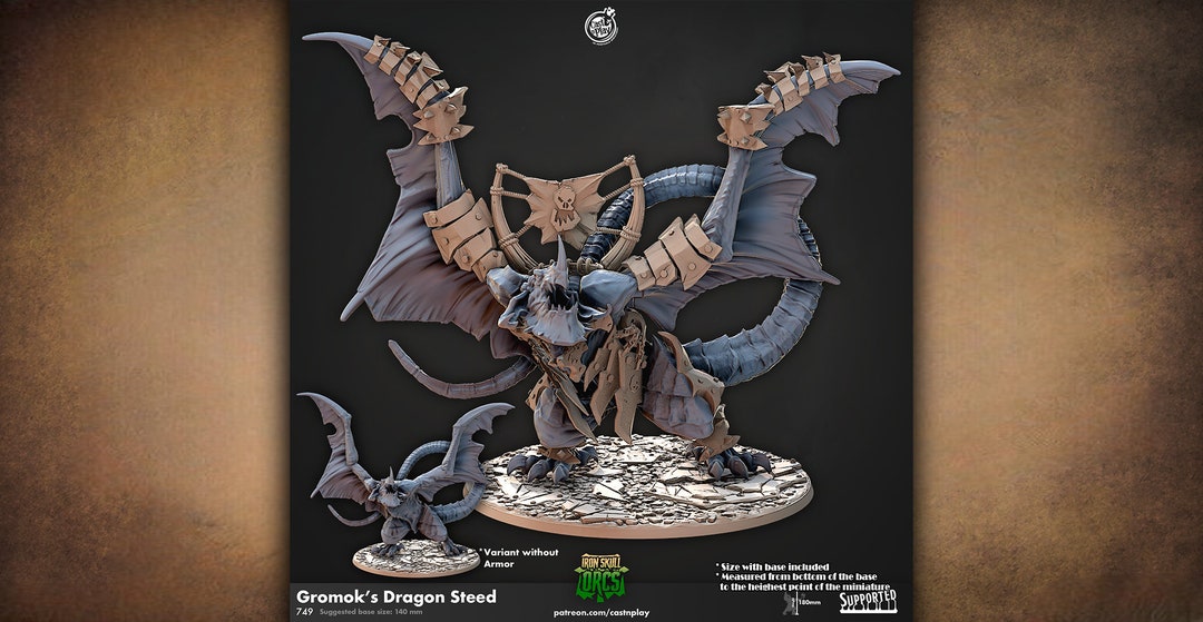 Wyvern Dragon gromoks Dragon Steed Dungeons and Dragons Dnd 12K Print ...