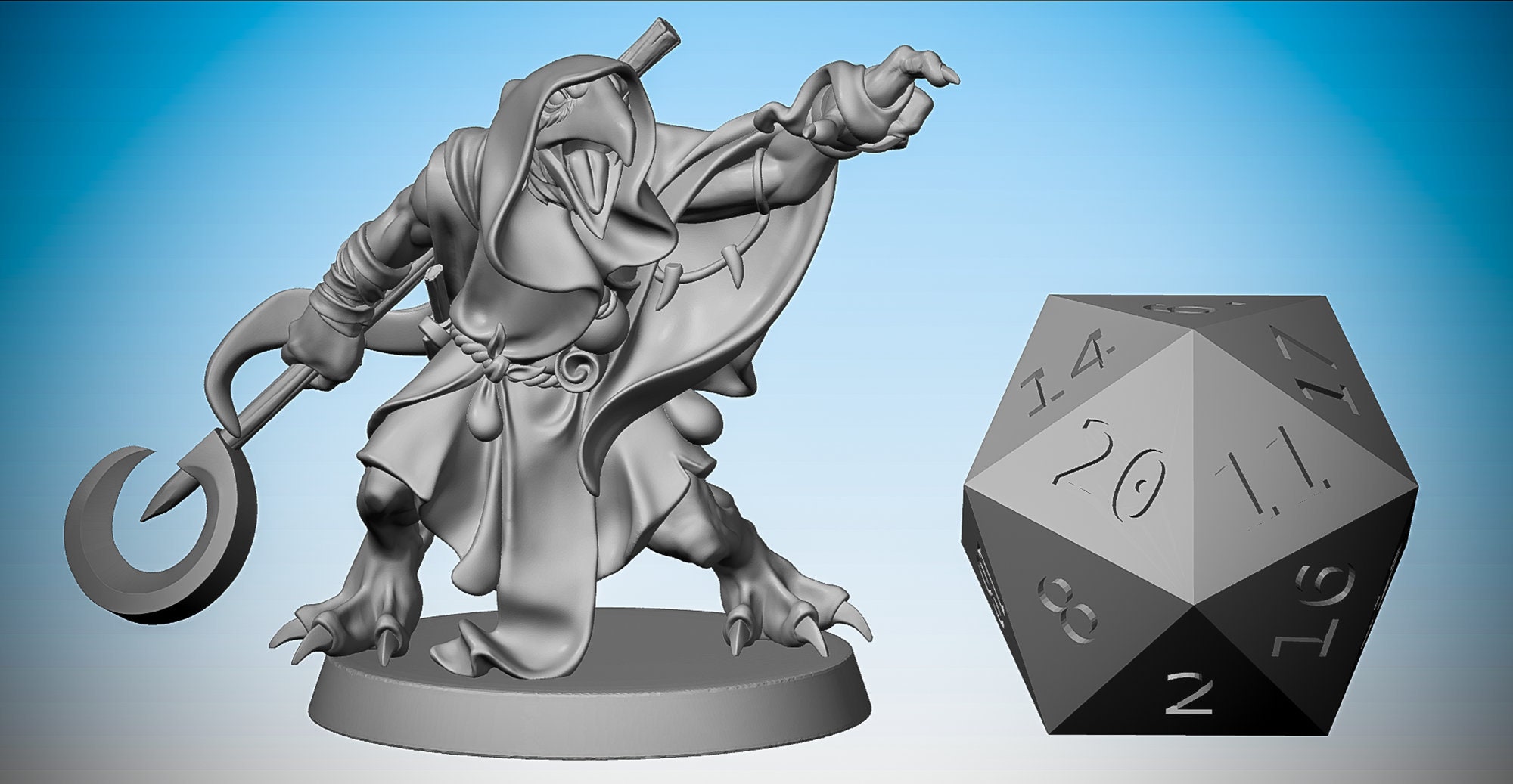 KENKU CLERIC Wizard Sorcerer Dungeons and Dragons Dnd - Etsy Singapore